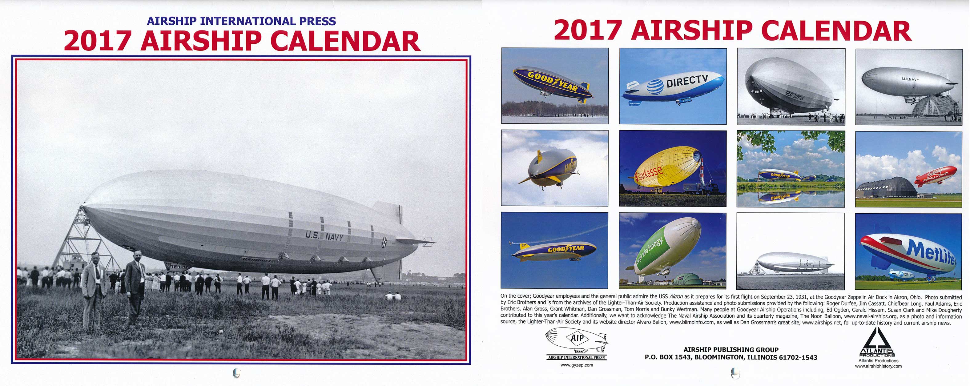 Goodyear Airship Calendar Giveaway | Airships.net